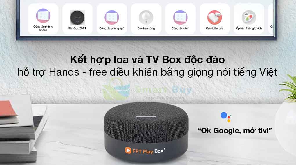 FPT Play Box S 2021 - Smart TV Box Tiếng Việt | Chính hãng