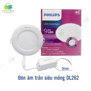 Đèn led âm trần Philips DL262 - 6W, 9W, 12W