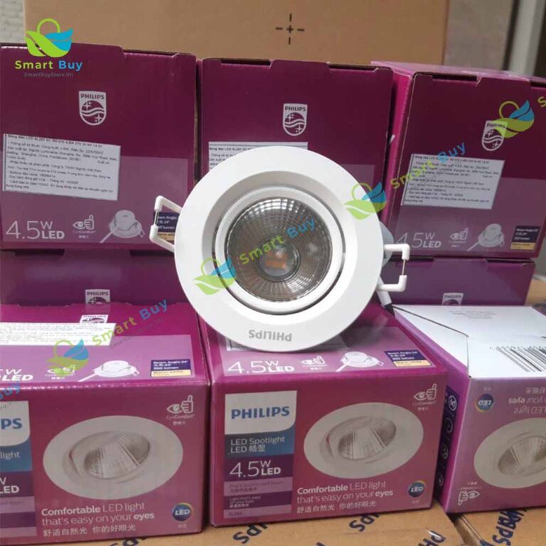 Đèn chiếu điểm spotlight Philips 2 trục Pomeron - 3W, 5W, 7W
